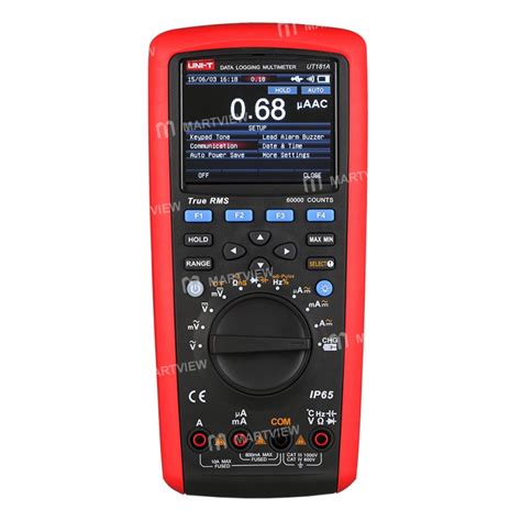 UNI T UT181A True RMS Datelogging Auto Range Industrial Professional Digital Multimeter Martview