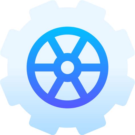Cogwheel Basic Gradient Gradient Icon