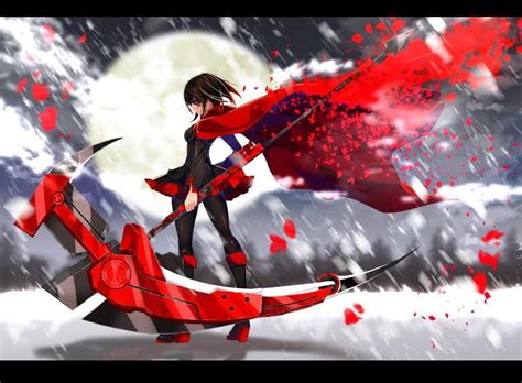 Ruby And Crescent Rose Rwby Rwby Characters Anime