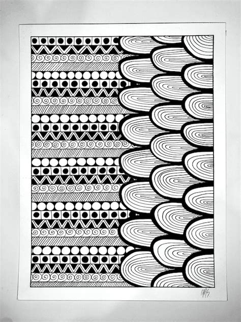 Digital Art And Collectibles Drawing And Illustration Digitally Downloadable Zentangle Drawing