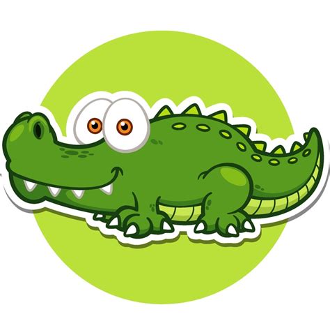 Крокодил — картинка на детский шкафчик — Все для детского сада