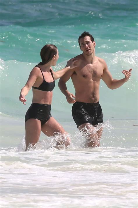 Melissa Benoist And Chris Wood At A Beach In Cancun 03292017 Hawtcelebs