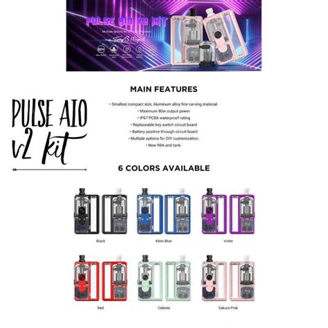 Jual Pulse Aio V2 Kit Di Seller Vaporit Surabaya Official Store Pradah Kali Kendal Kota