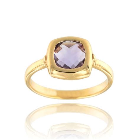 ОБИЦИ 14К ЗЛАТО С АМЕТИСТ