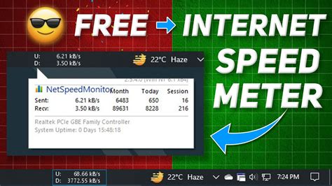 How To Show Internet Speed Meter On Taskbar In Windows 10