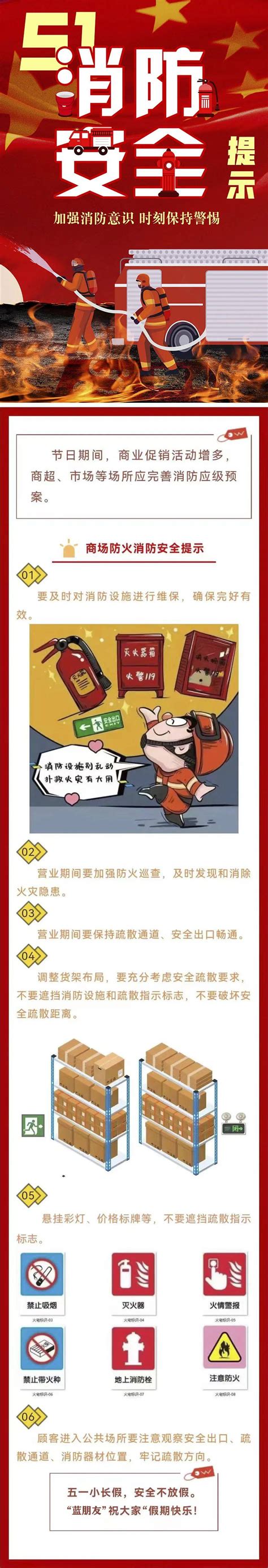 五一消防安全提示——商场篇