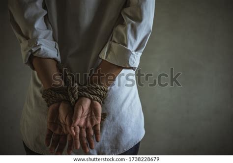 1 Thousand Woman Hands Tied Behind Back Royalty Free Images Stock