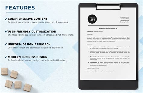 Workplace Ethics Statement HR Template In Word PDF Google Docs Download Template Net