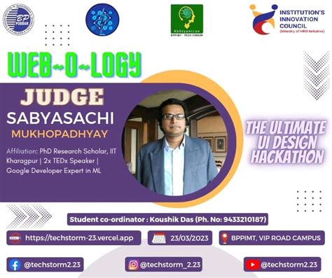 Sabyasachi Mukhopadhyay On Linkedin Judge Hackathon Sabyasachimukhopadhyay Researchscholar