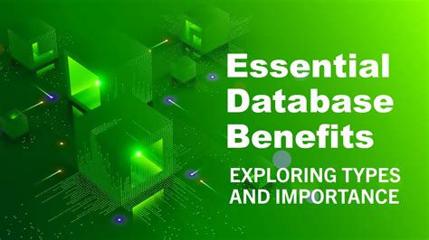 Data Infrastructure Essentials Exploring Database Benefits And Types