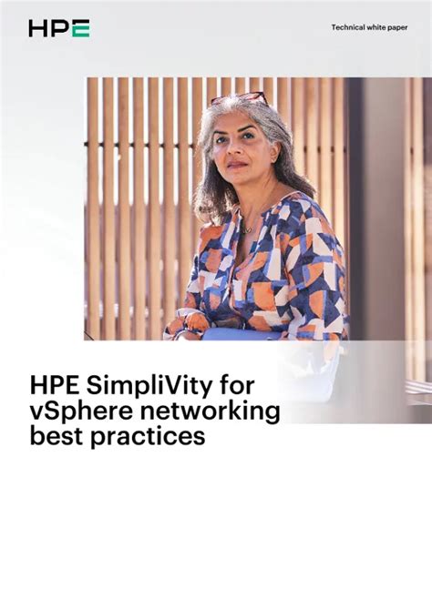 Hpe Simplivity Hyperconverged Infrastructure For Vmware Vsphere Technical White Paper