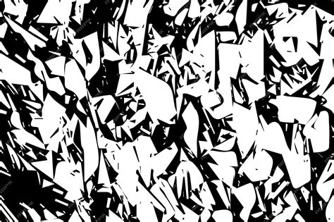 Premium Vector Broken Glass Or Mirror Black Texture On White Background