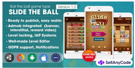 Slide A Ball Unity Template Project Source Code Sellanycode