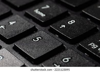 Black Keyboard Key Numbers Close Stock Photo Shutterstock