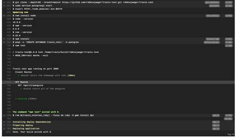 Travisci Walkthrough Front End Engineering Curriculum Turing School Of Software And Design