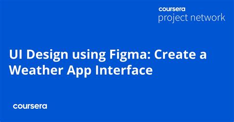 Ui Design Using Figma Create A Weather App Interface