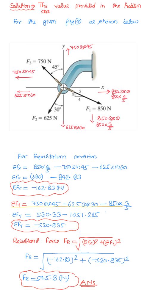 Solved Calculate Exercise Determine The Magnitude Of The Resultant Course Hero