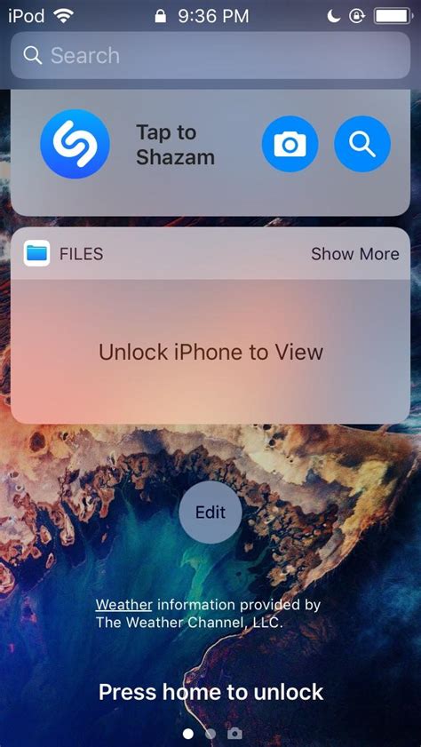 Bug Description Error My Device Is A Ipod Touch But The File Widget Displayunlock Iphone To