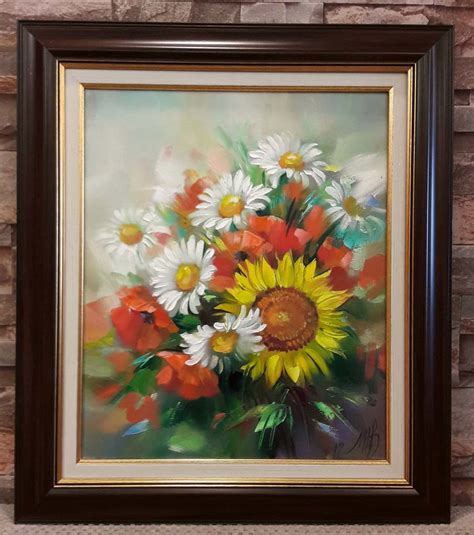 Полски цветя картина живопис 1066 Студио Кирилови