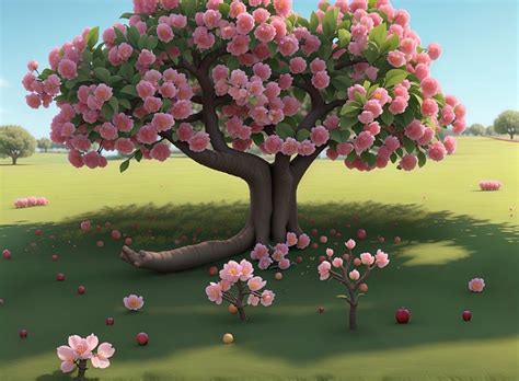 Download Cartoon Flower Tree Royalty Free Stock Illustration Image Pixabay