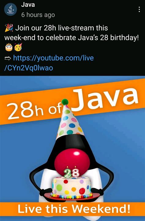 Meennu Jaiswal ⚡ On Linkedin Meennujaiswal Java Javabirthday