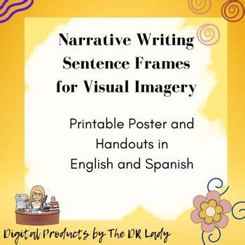 Visual Imagery In Narrative Writing Sentence Frames English And Spanish