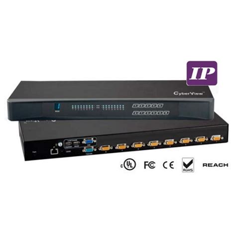 8 Port Combo Db 15 Ip Kvm Ip 802