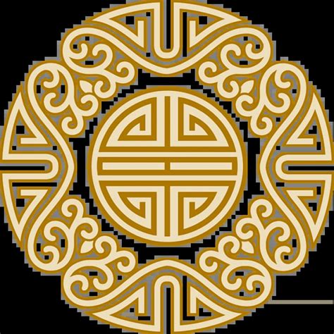 寿纹 中式花纹 花瓣网