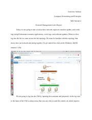 Network Management Lab Monitoring And Performance Analysis Course Hero