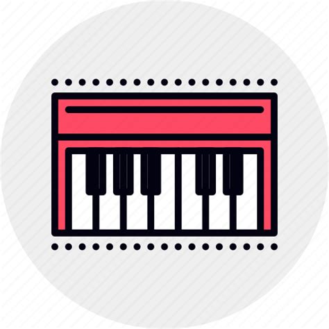 controller keyboard keys midi sound icon