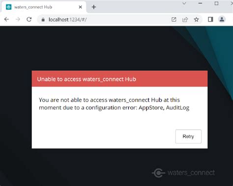 Watersconnect Hub 错误：identityserverdateerrorhint Wkb231568 Waters China