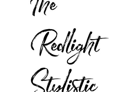 The Redlight Stylistic Font Free Font Download