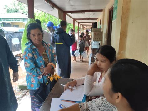 ကျိုက်ထိုမြို့နယ်တွင် မိုးသည်းထန်စွာ ရွာသွန်း၍ ကဒက်ချောင်းရေလျှံမှုဖြစ