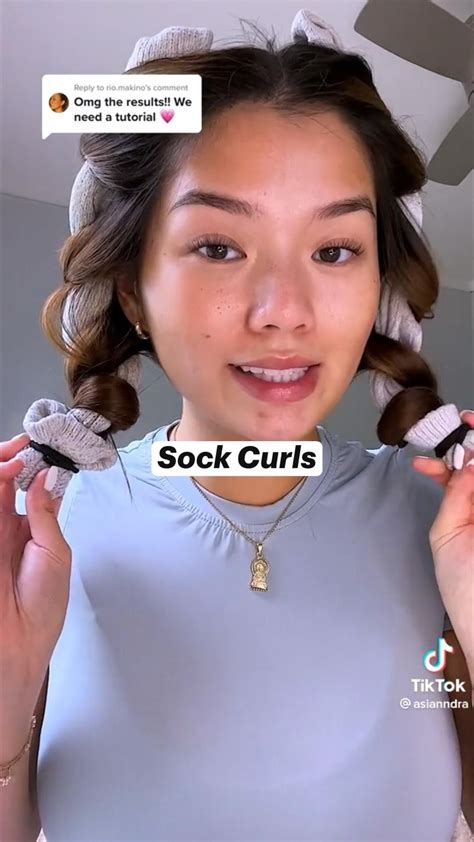 Sock Curls Tutorial Grwm Heatless Curls Overnight Heatless Waves Artofit