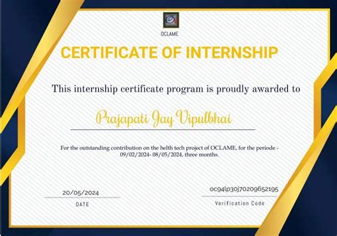 Jay Prajapati On Linkedin Internship Flutterdevelopment Oclamecompany Mobileappdevelopment