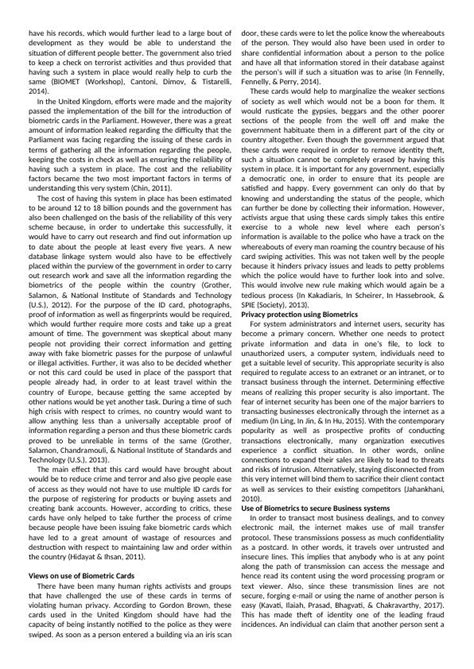 Biometric Authentication Security Privacy And Research