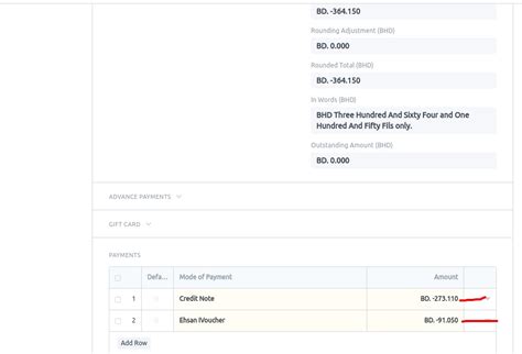 V11 Error When Creating Sales Return Without Any Payment · Issue