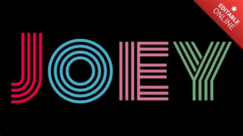 Joey Text Effect Generator TextStudio