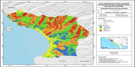 Landslide Vulnerability Map Way Krui District Central Coast And Download Scientific Diagram