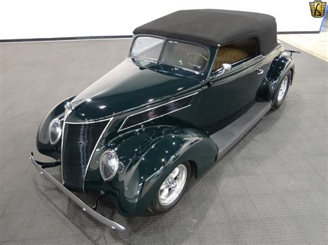 1937 Ford Cabriolet 14194 Miles Green Convertible 350 Cid V8 3 Speed