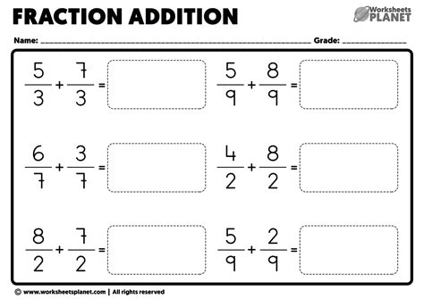 Adding Fractions Worksheet Pdf Amemyid