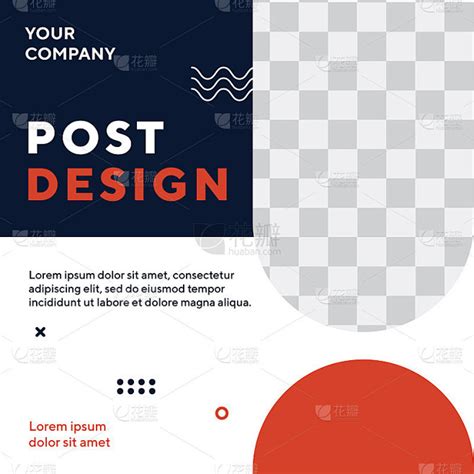 模板设计instagram帖子