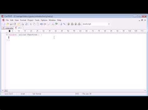 Jquery Tutorial Window Unload Youtube