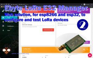 EByte LoRa E32 Web Manager Description Configure And Demo Esp8266 Esp32 2 Renzo Mischianti