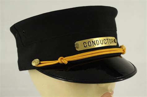 Vintage Railroad Conductor Hat And Gold Braid N And W Norfolk And Western
