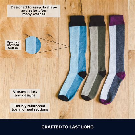 Over The Calf Dress Socks For Men Pierre Henry Socks