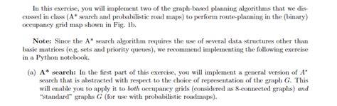Solved Problem 1 Route Planning In Occupancy Grid Maps As