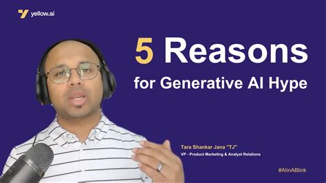 [video] Vibhanshu Dixit On Linkedin Ai In A Blink 5 Reasons For Generative Ai Hype