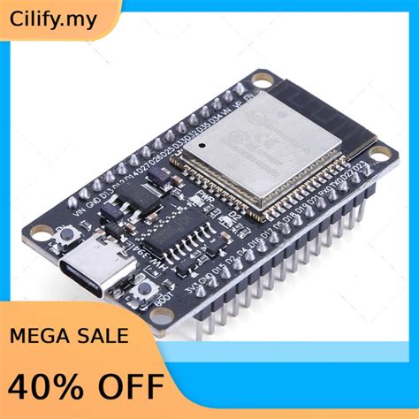 ESP32 WROOM 32 Development Board WiFi Bluetooth Compatible IOT Development Board Shopee Malaysia
