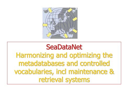 PPT SeaDataNet PowerPoint Presentation Free Download ID 3264089